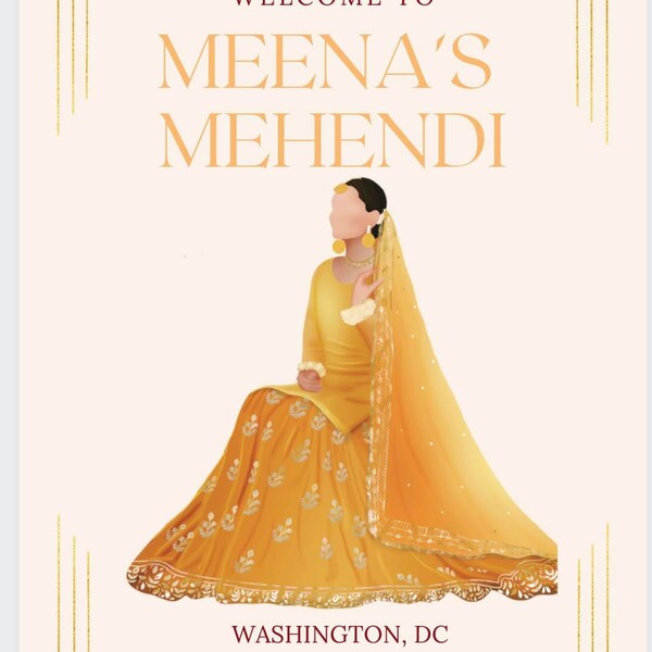 Buy Mehndi Sign Online In India - Etsy India