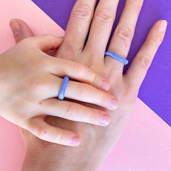 Borosilicate Glass Ring - Etsy