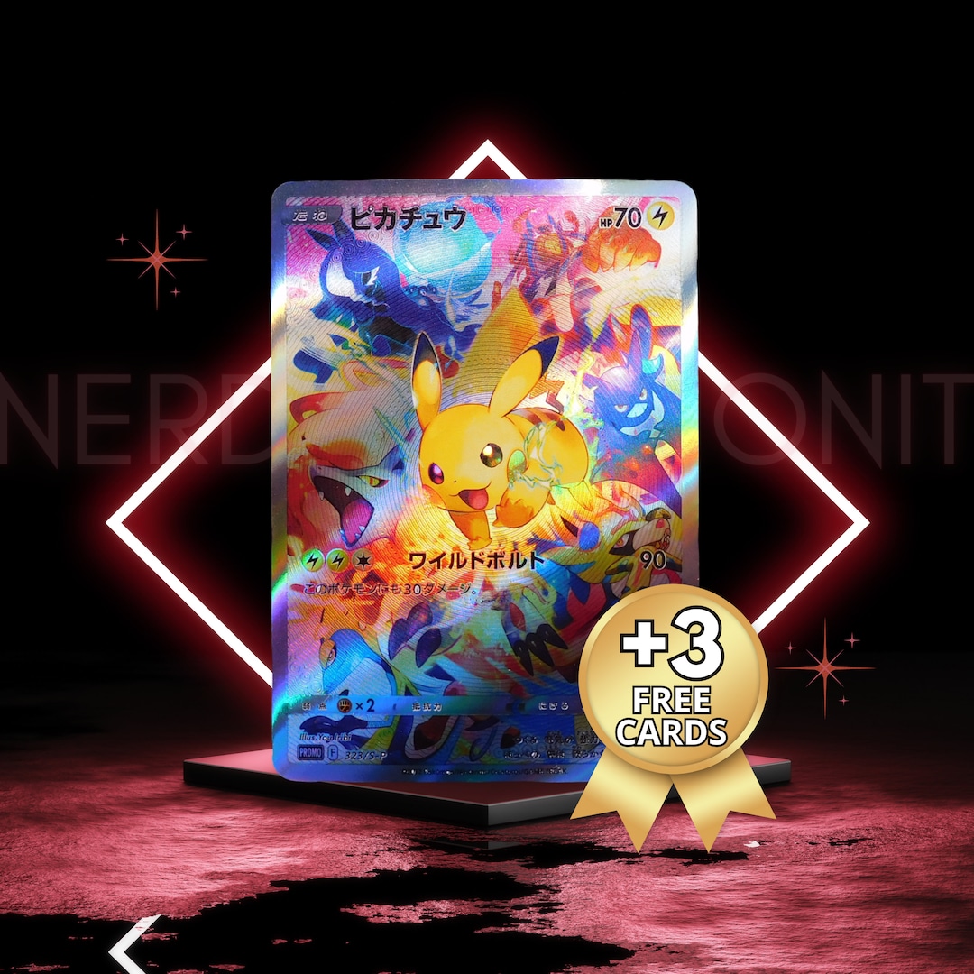 Pikachu PROXY 323 S-P Promo Precious Collector Box Masturfully Applied ...