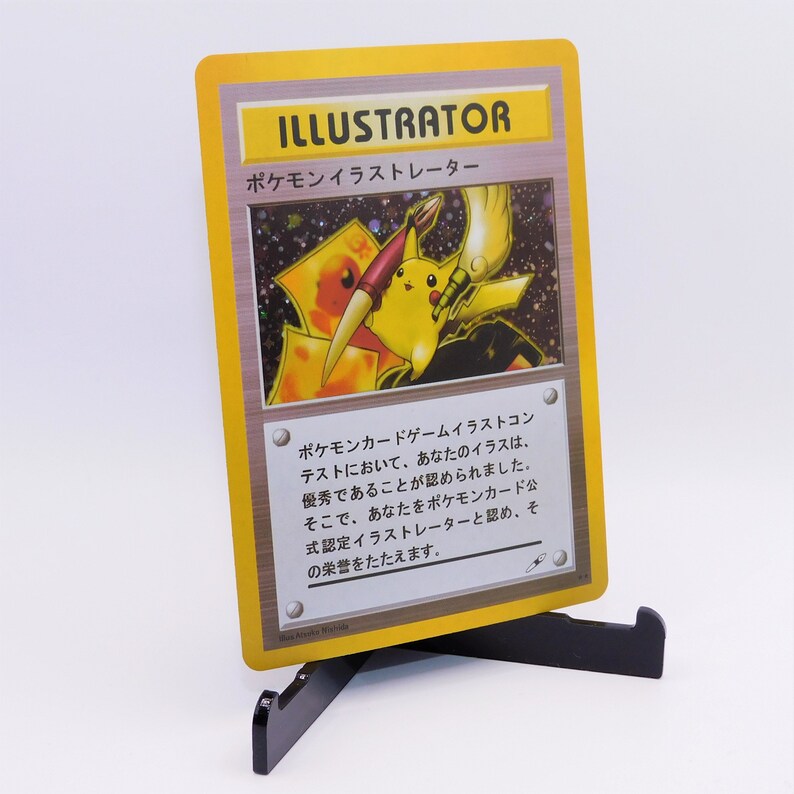 Pikachu Illustrator Pokemon Card Real Holo Starfoil and - Etsy