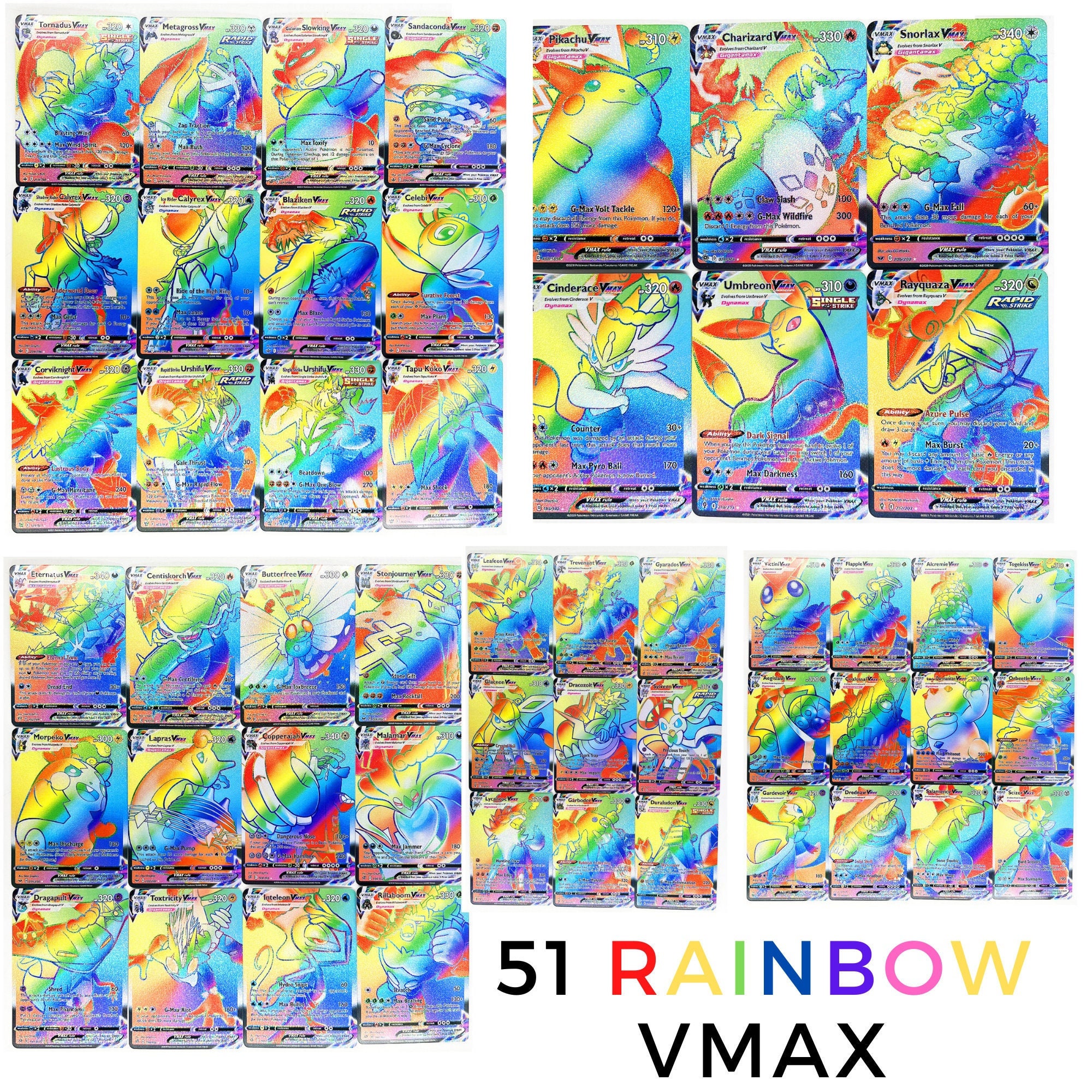 Pokemon Collage Rainbow