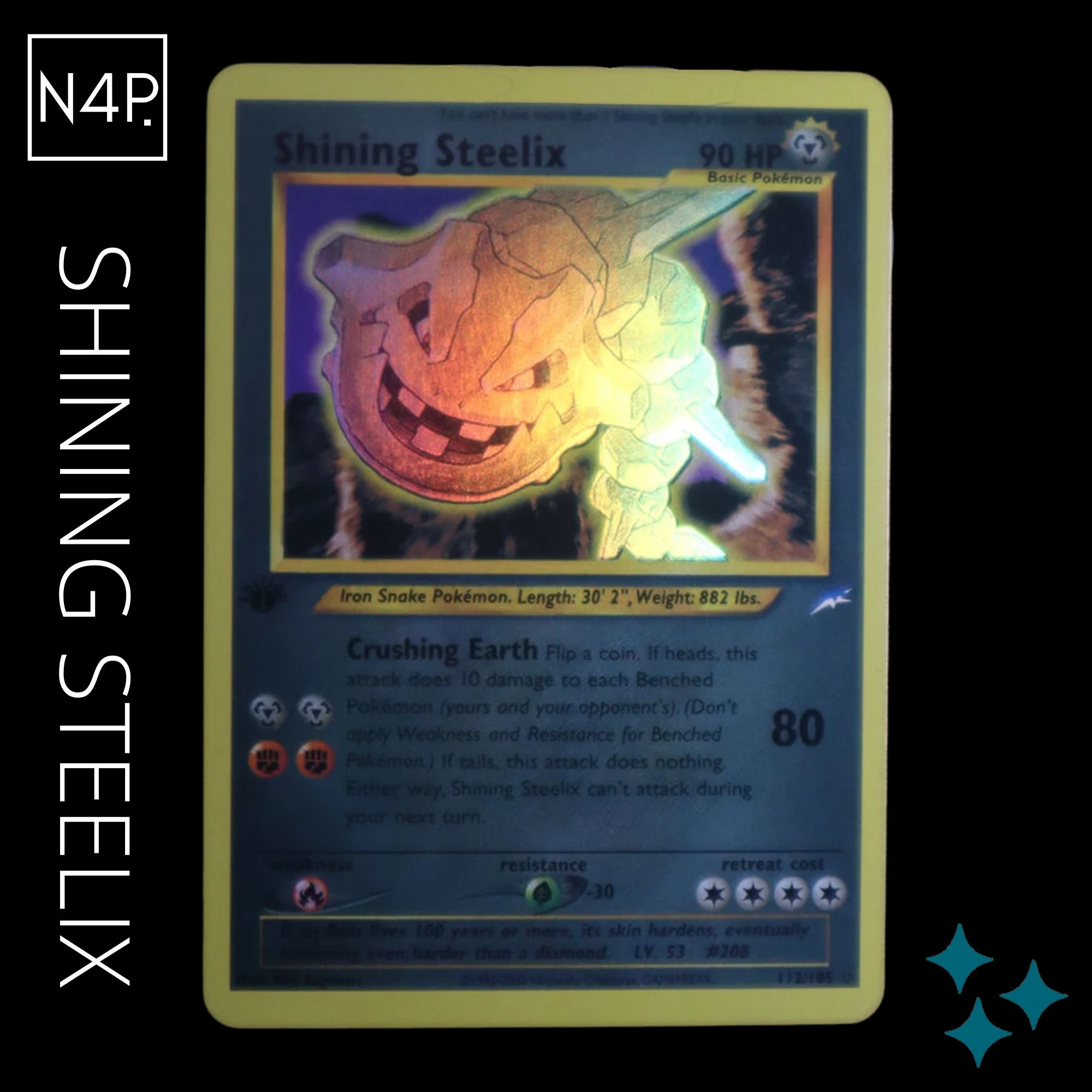 Shiny Steelix Card