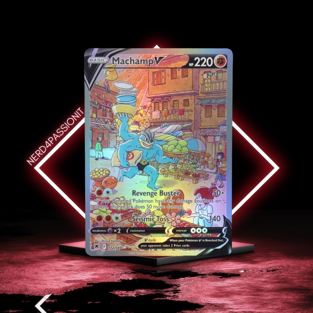 Machamp V Astral Radiance 172 Alternative Art Highest - Etsy