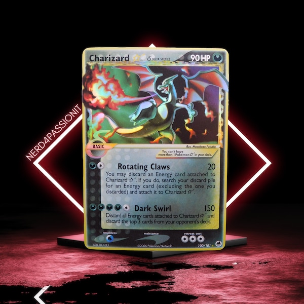 Charizard Ex Gold - Etsy