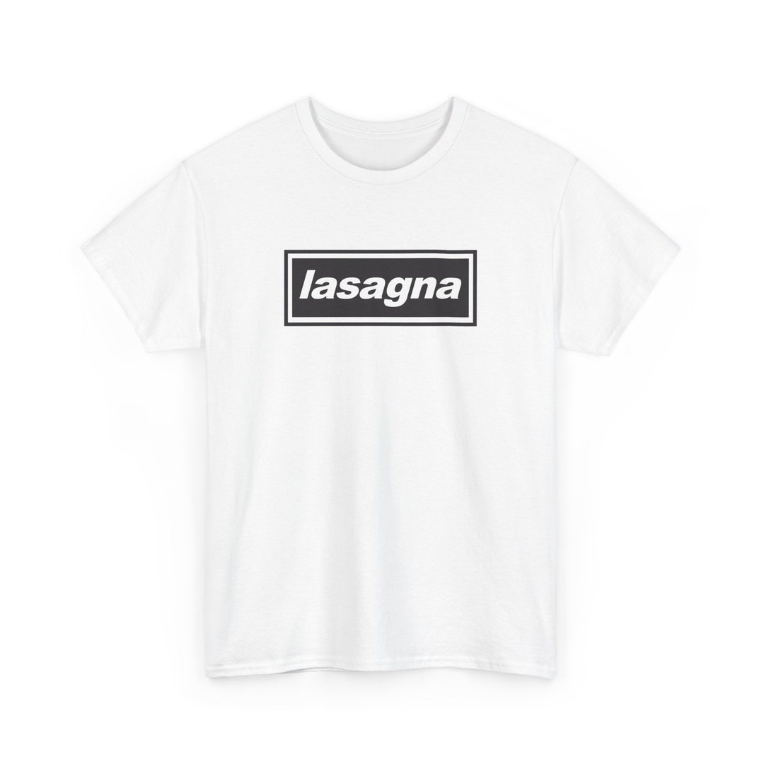 Oasis Lasagna Classic Logo Digsy's Diner White Unisex Printed T-shirt ...