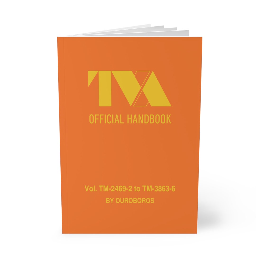 TVA Handbook A5 Lined Orange Notebook - Etsy UK