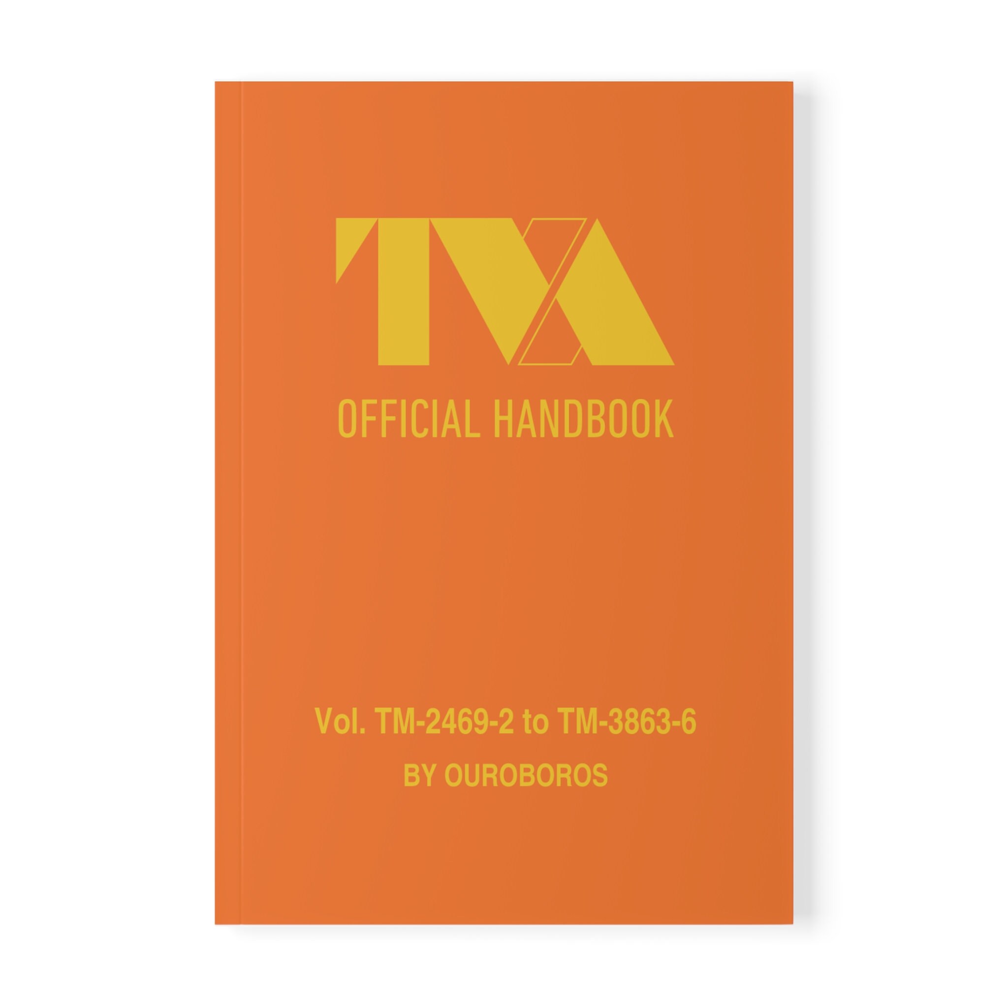 TVA Handbook A5 Lined Orange Notebook - Etsy UK