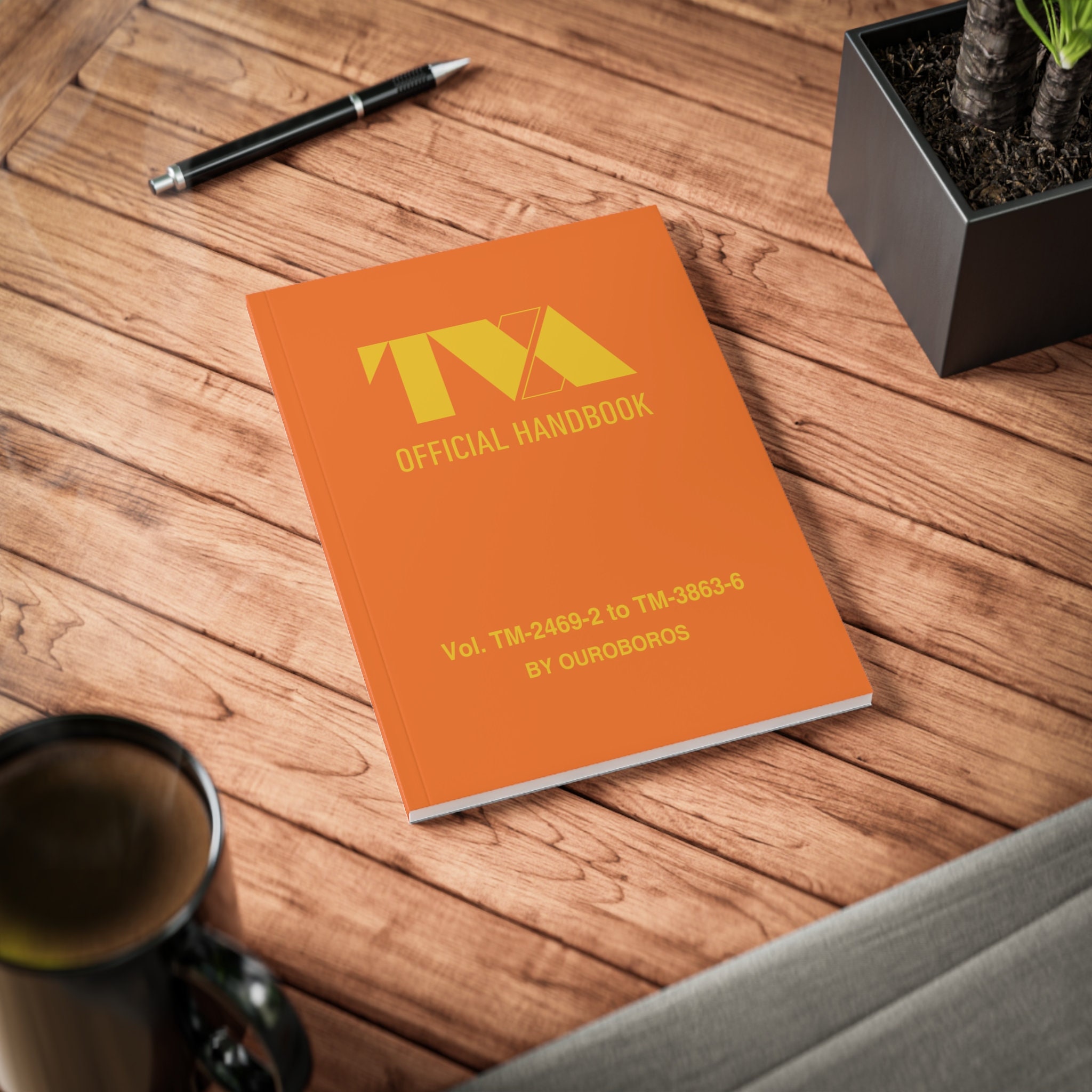 TVA Handbook A5 Lined Orange Notebook - Etsy UK