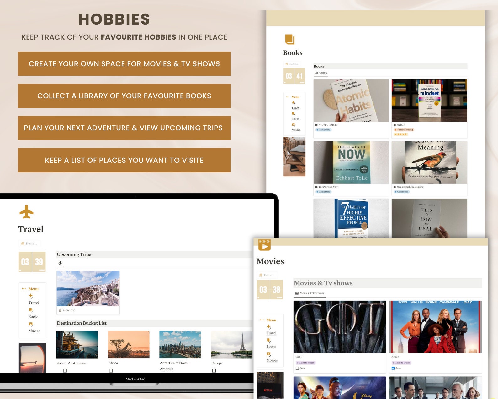 Vision Board 2024 | Notion That Girl Planner | Student Aesthetic Notion ...