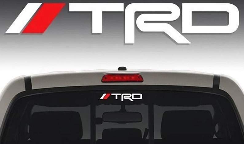 TOYOTA TRD Decals Racing Tacoma Tundra Vinyl Decal - Etsy