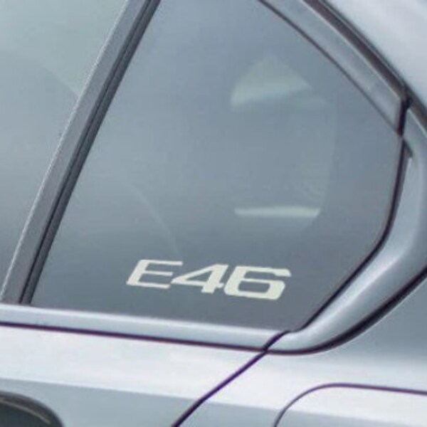 Bmw E46 Sticker Decal - Etsy