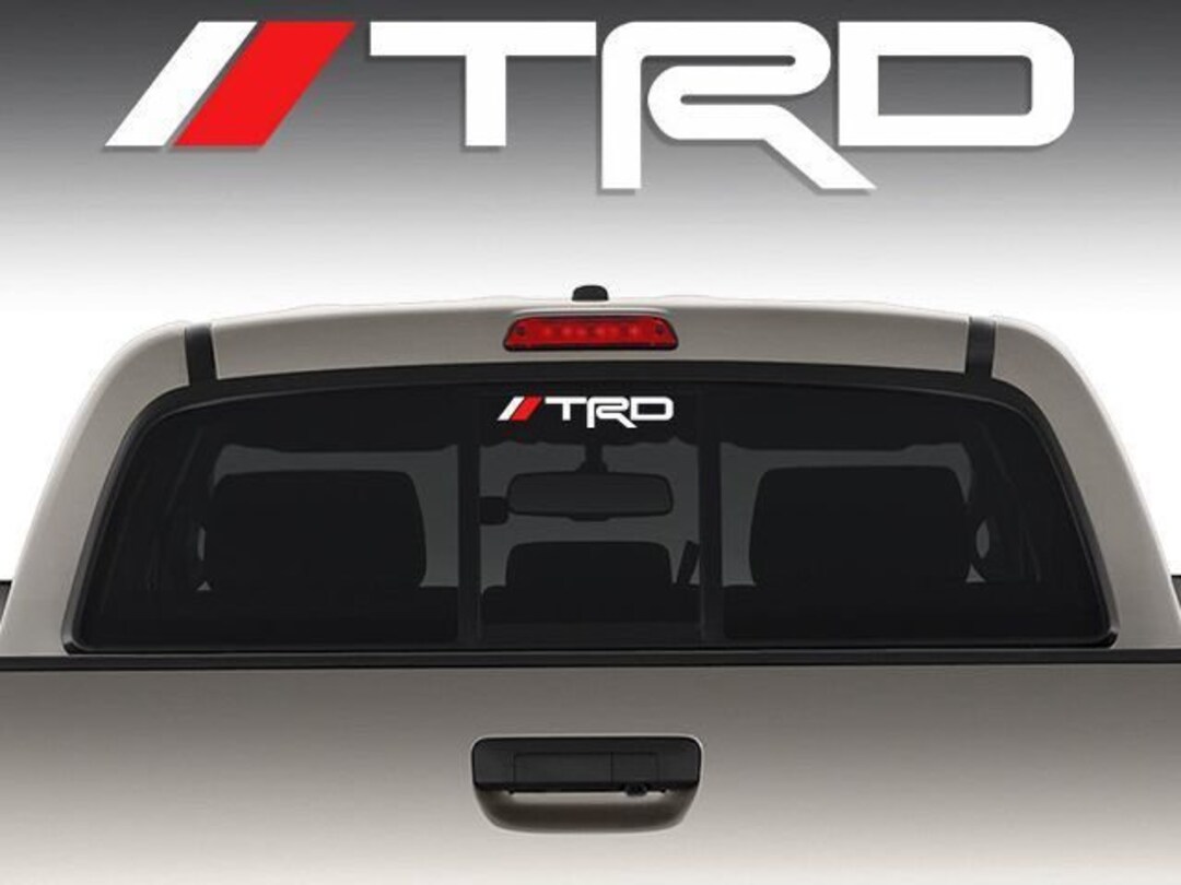 TOYOTA TRD Decals Racing Tacoma Tundra Vinyl Decal - Etsy