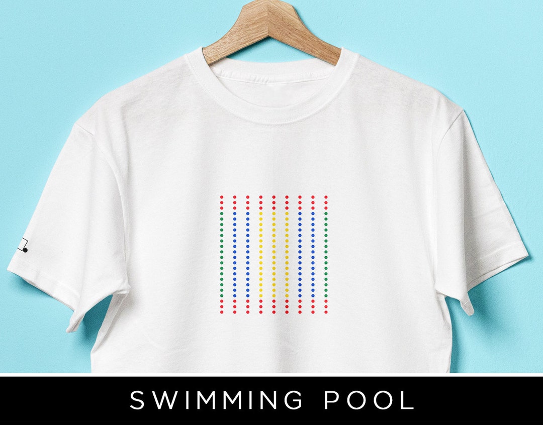SWIMMING POOL Art Tshirt Swim Team Gift Swimming Tshirt - Etsy