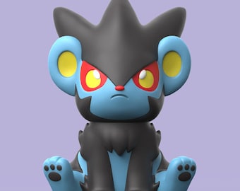 Alhoon Dnd Monster // Luxray Pocket Monster - Etsy