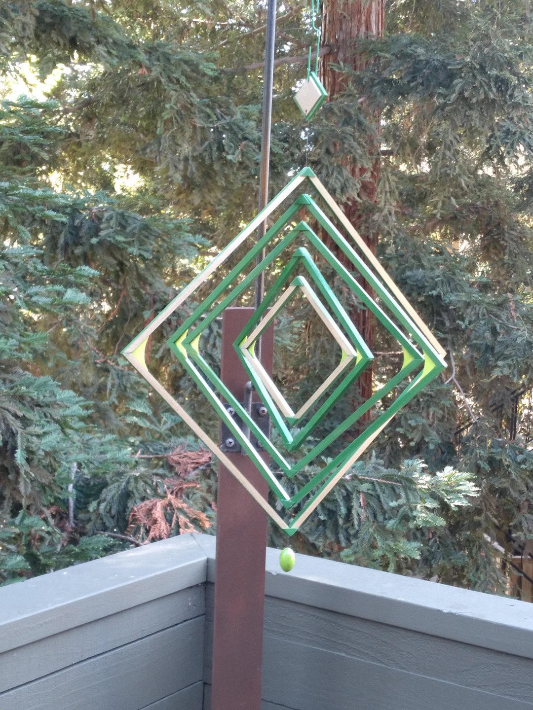 Segmented Square Spinner for Outdoor or Indoor Decoration - Etsy