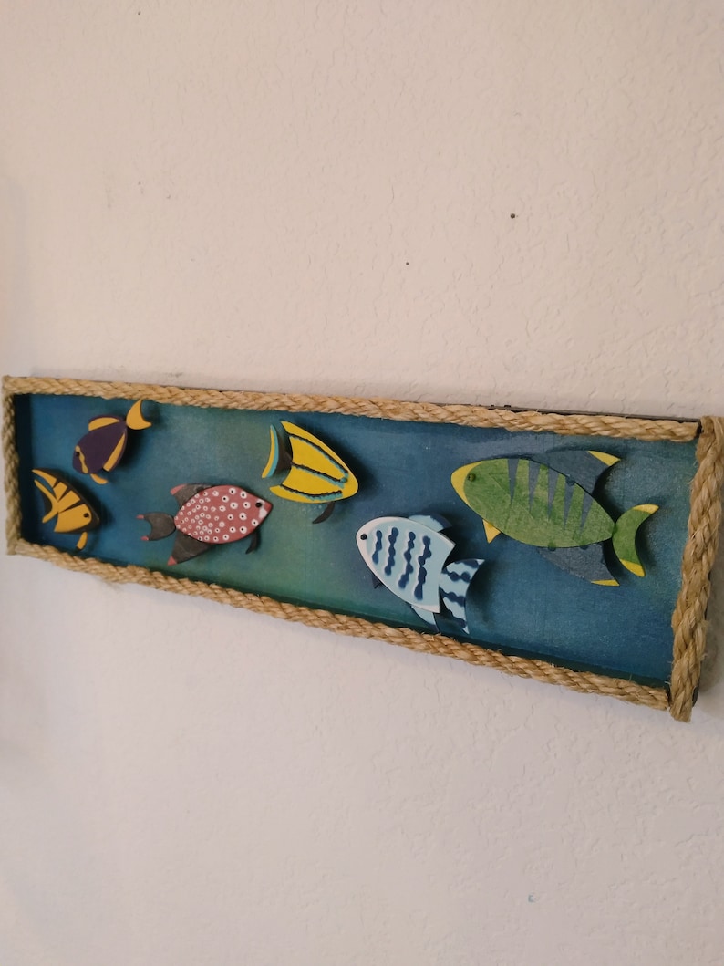 Wooden Fish Kinetic Wall Display - Etsy