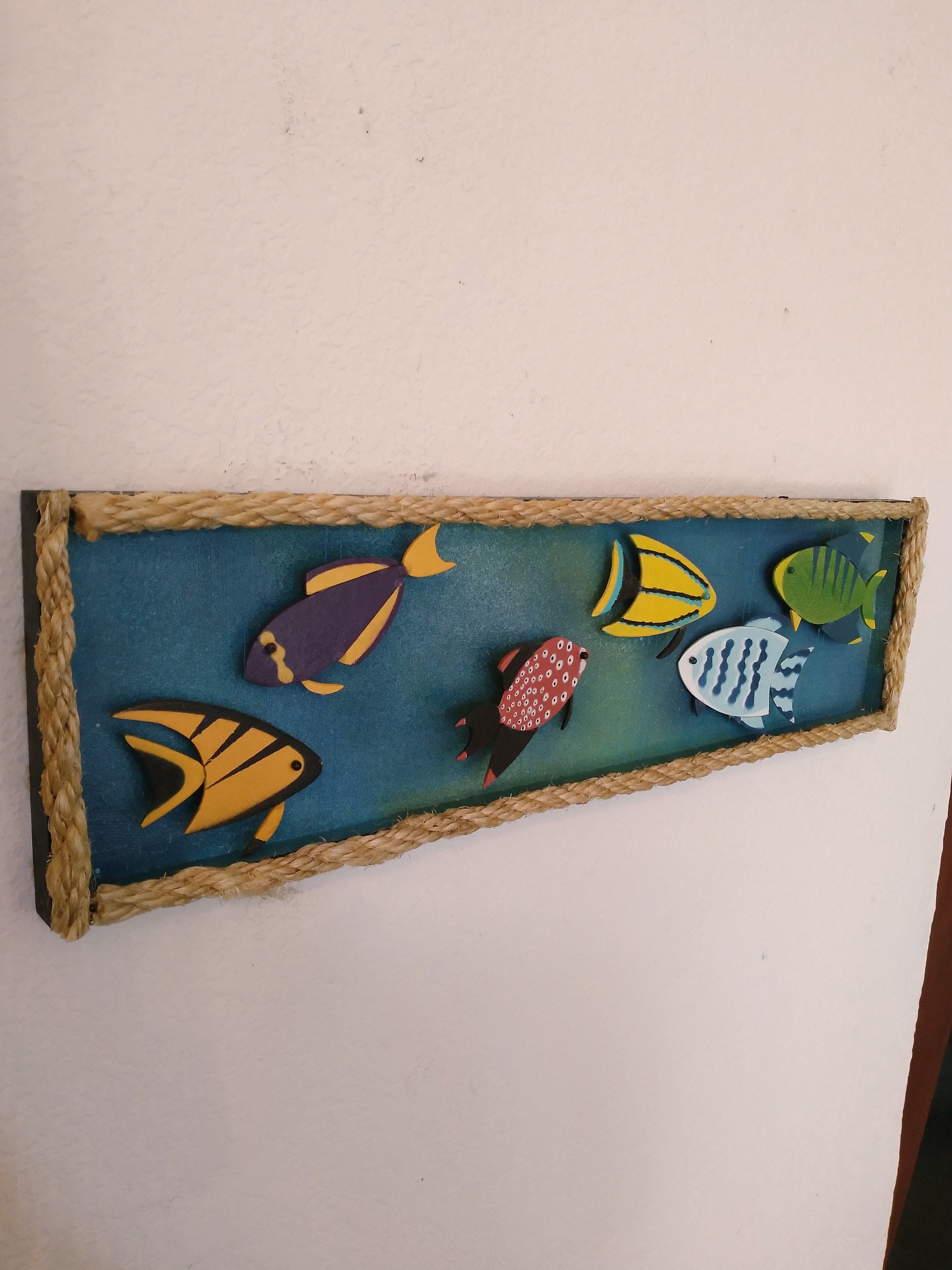 Wooden Fish Kinetic Wall Display - Etsy