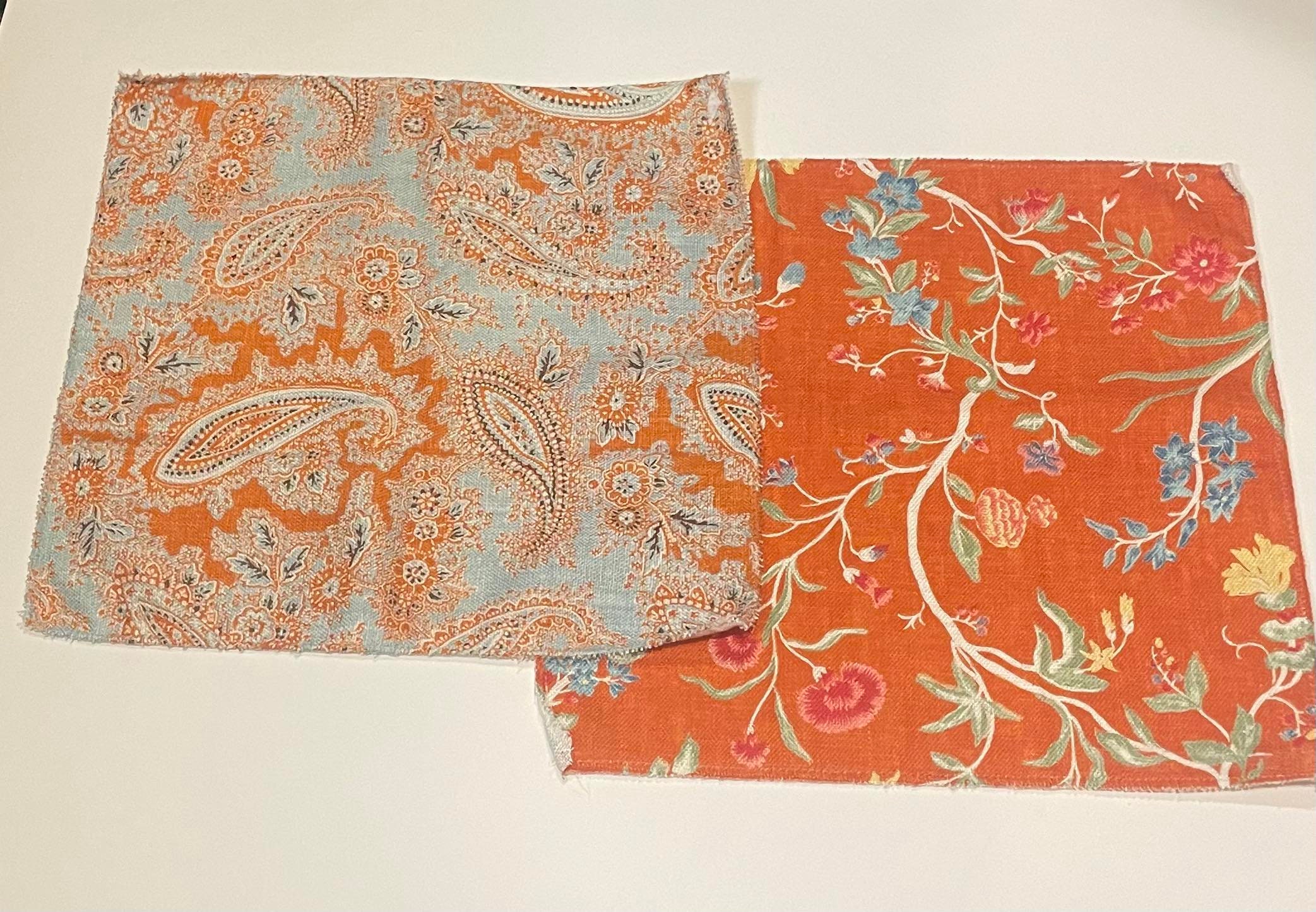 Pagoda and Bamboo Trellis Pattern With Floral Print Mix / 5 Piece 12 ...