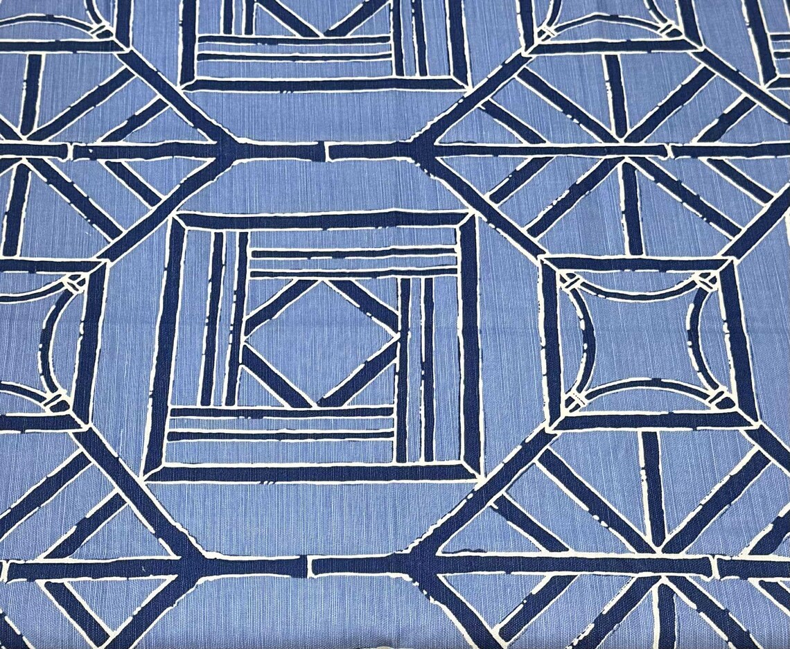 Blue Whimsical Trio / 3 Piece- 27"x27" Studio Fabric Bundle - Etsy