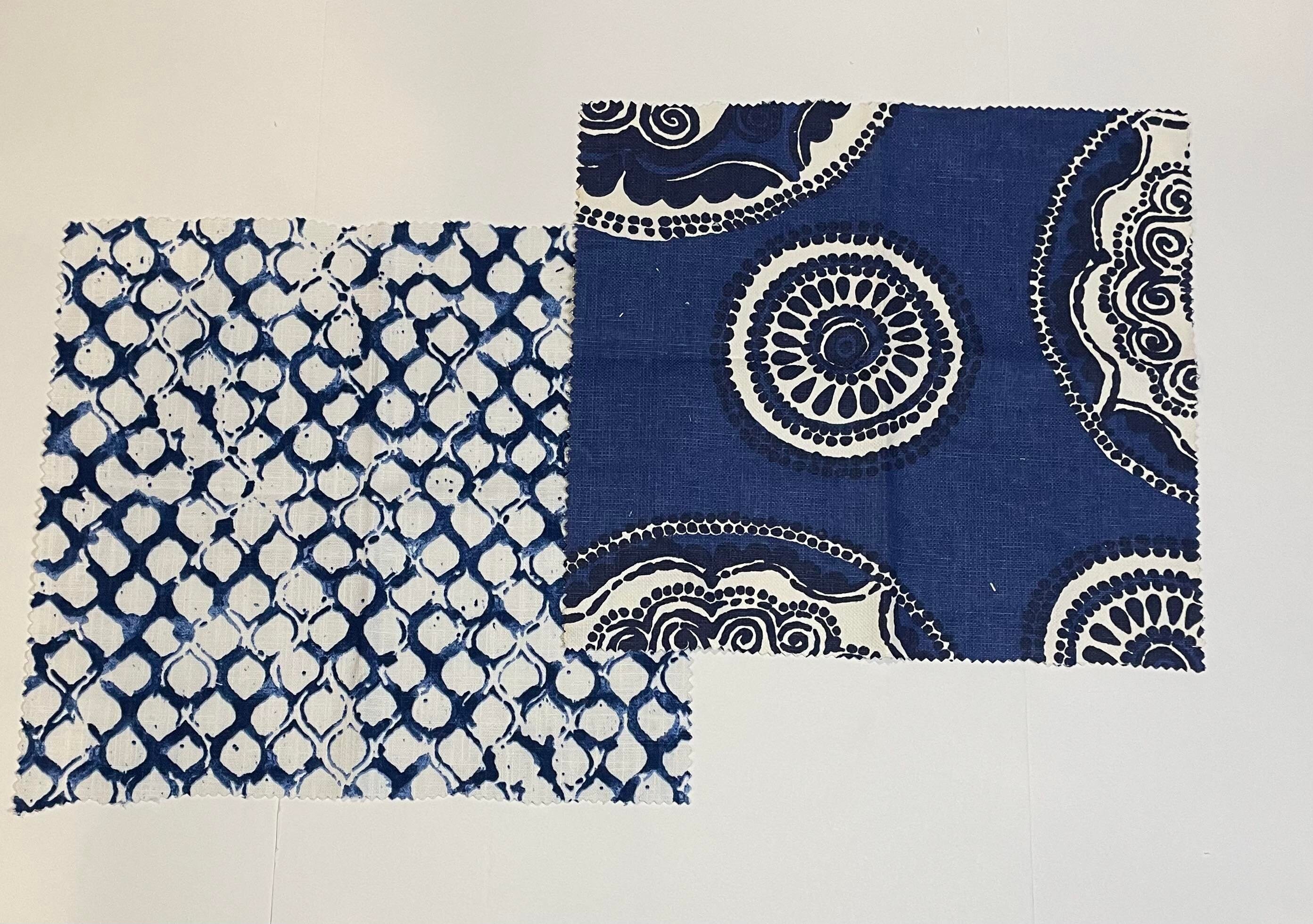 Shades of Blue Multi-pattern Studio Scrap Mix / 12"x12" / 8 Piece ...