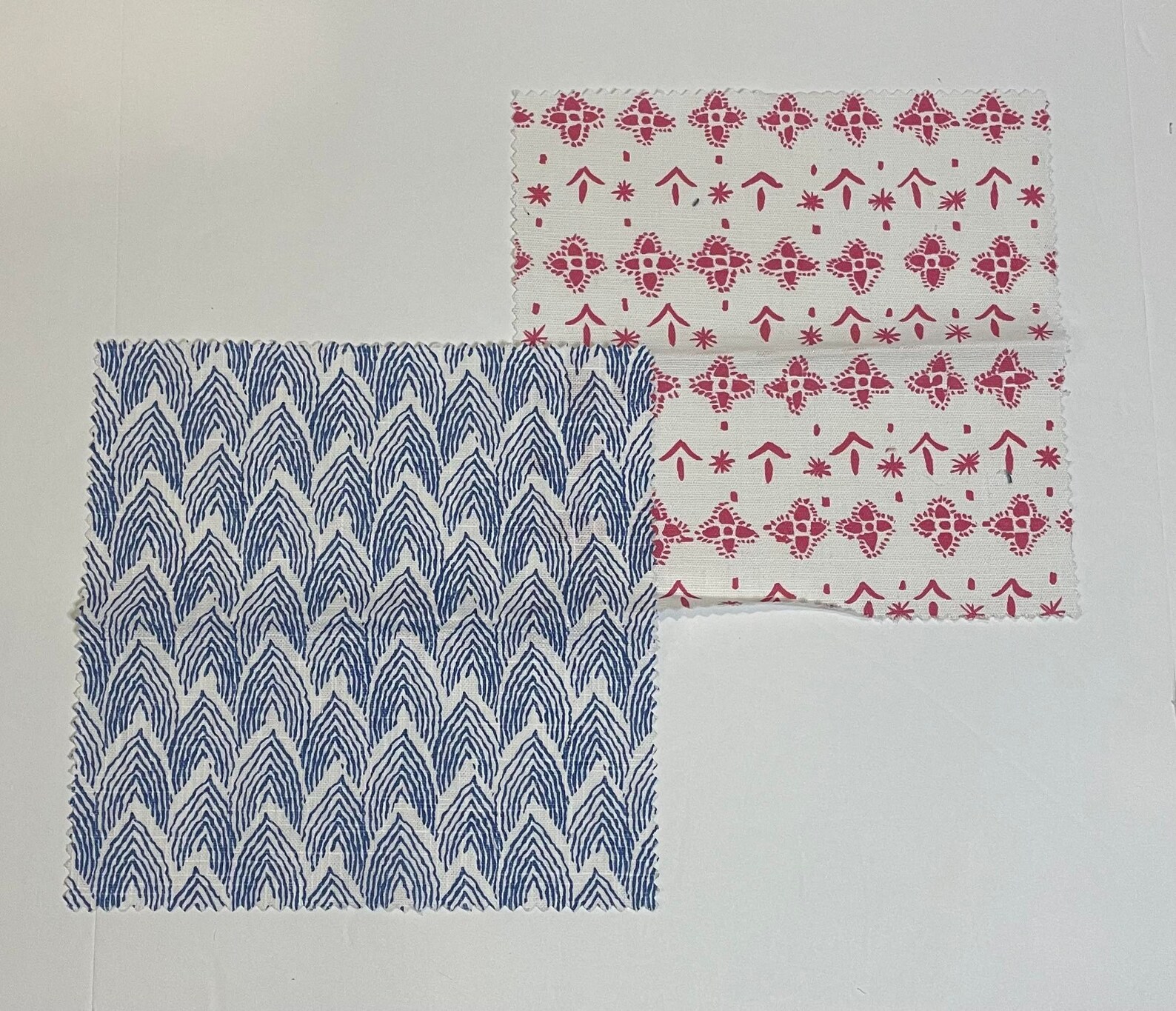 Mixed Patterns in Navy Ocean Blue Pink and Green / Studio - Etsy