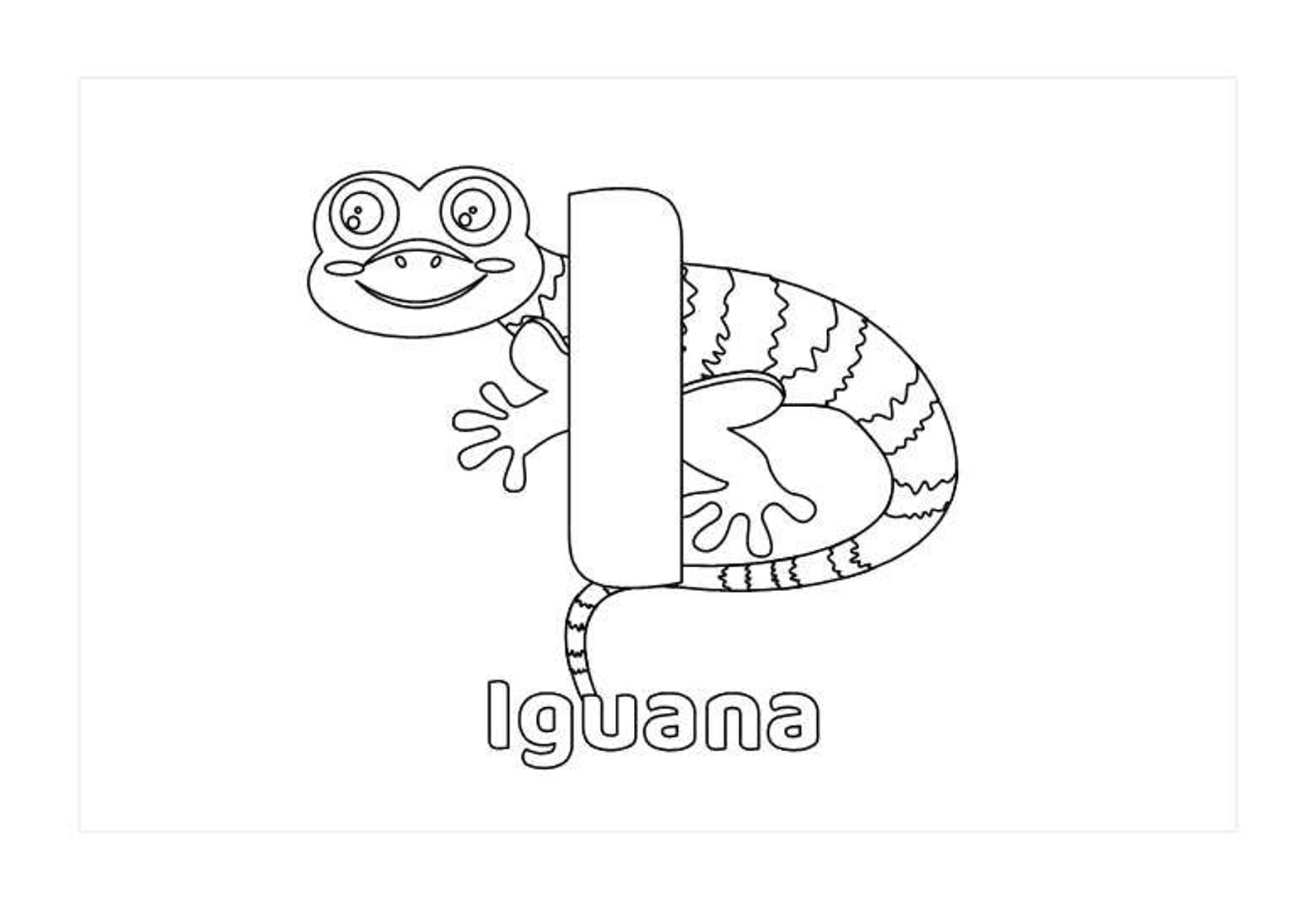 Cute Alphabet Animal Coloring Pages - Etsy
