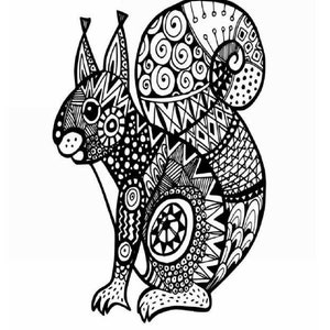 Detailed Animal Coloring Pages - Etsy