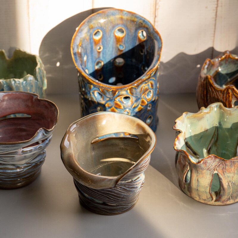 Ceramic Luminary - Etsy