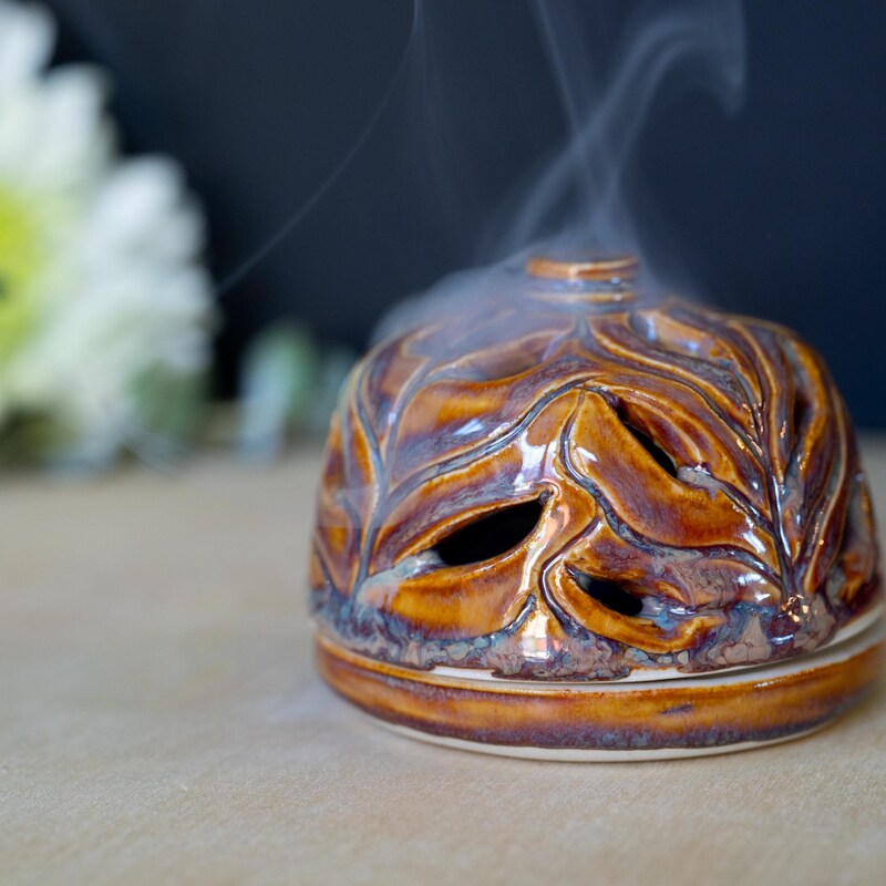 Handmade Ceramic Incense Holder - Etsy