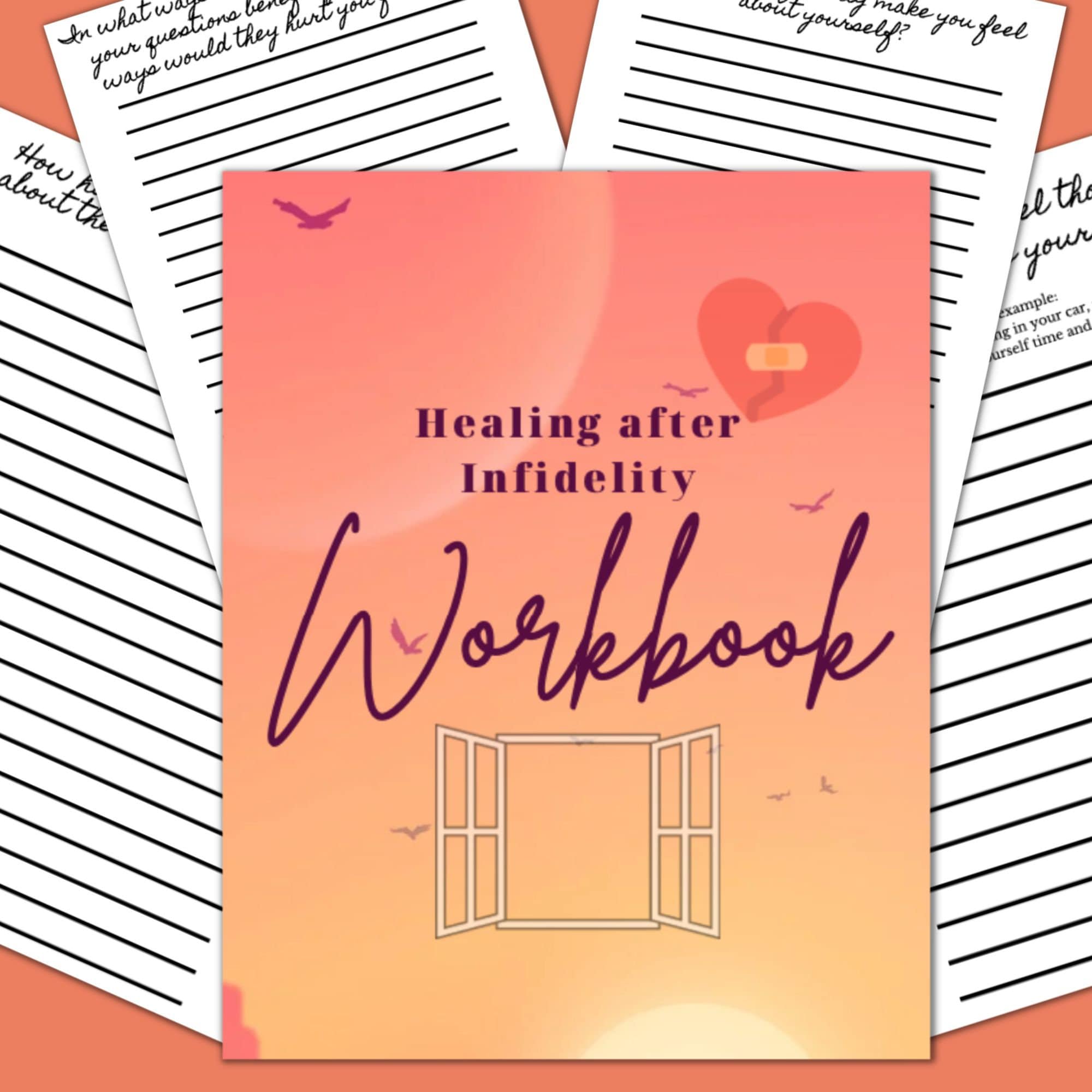 Healing After Infidelity Workbook | Individual Coaching Workbook | Self ...