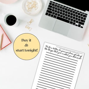 Healing After Infidelity Workbook | Individual Coaching Workbook | Self ...