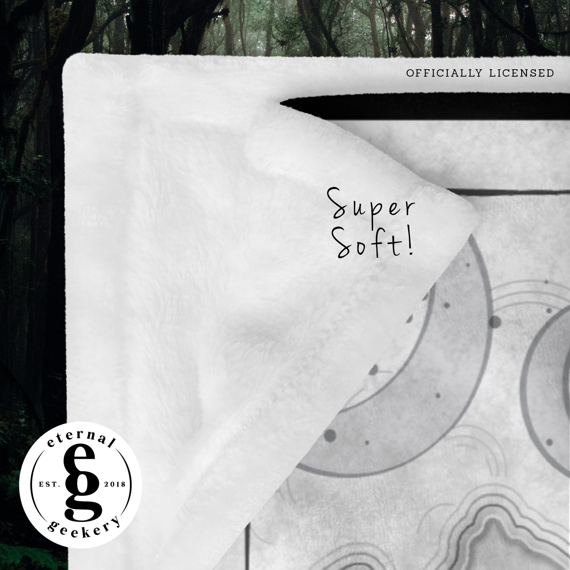 A Kingdom of Stars and Shadows Map Throw Blanket OFFCIALLY LICENSED ...