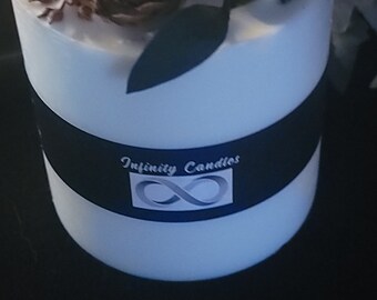 Aroma Infinity Candle- Black Metal Holder - Etsy