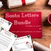 Santa Letter Kit, Letter From Santa Bundle, Letter to Santa Bundle ...