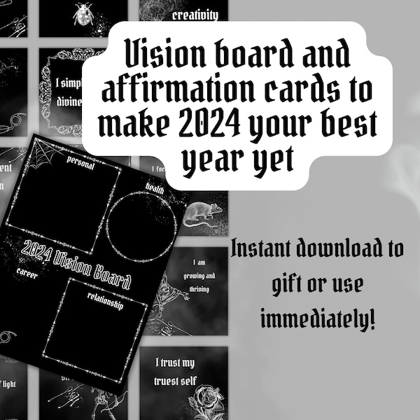 Aesthetic Affirmation Cards - Etsy