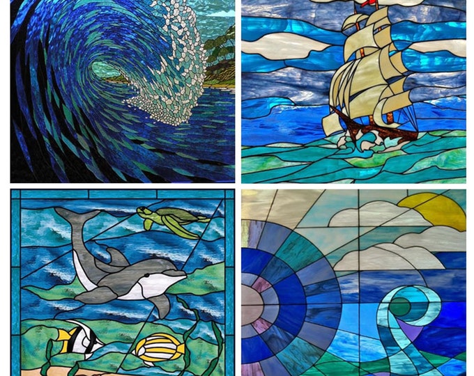 Stained Glass Window Decal - Etsy Stained Glass Window Decal - Etsy