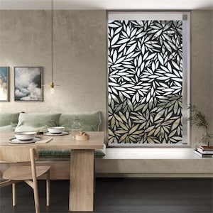 Privacy Window Film Transparent Glass Sticker for Home Office Static ...
