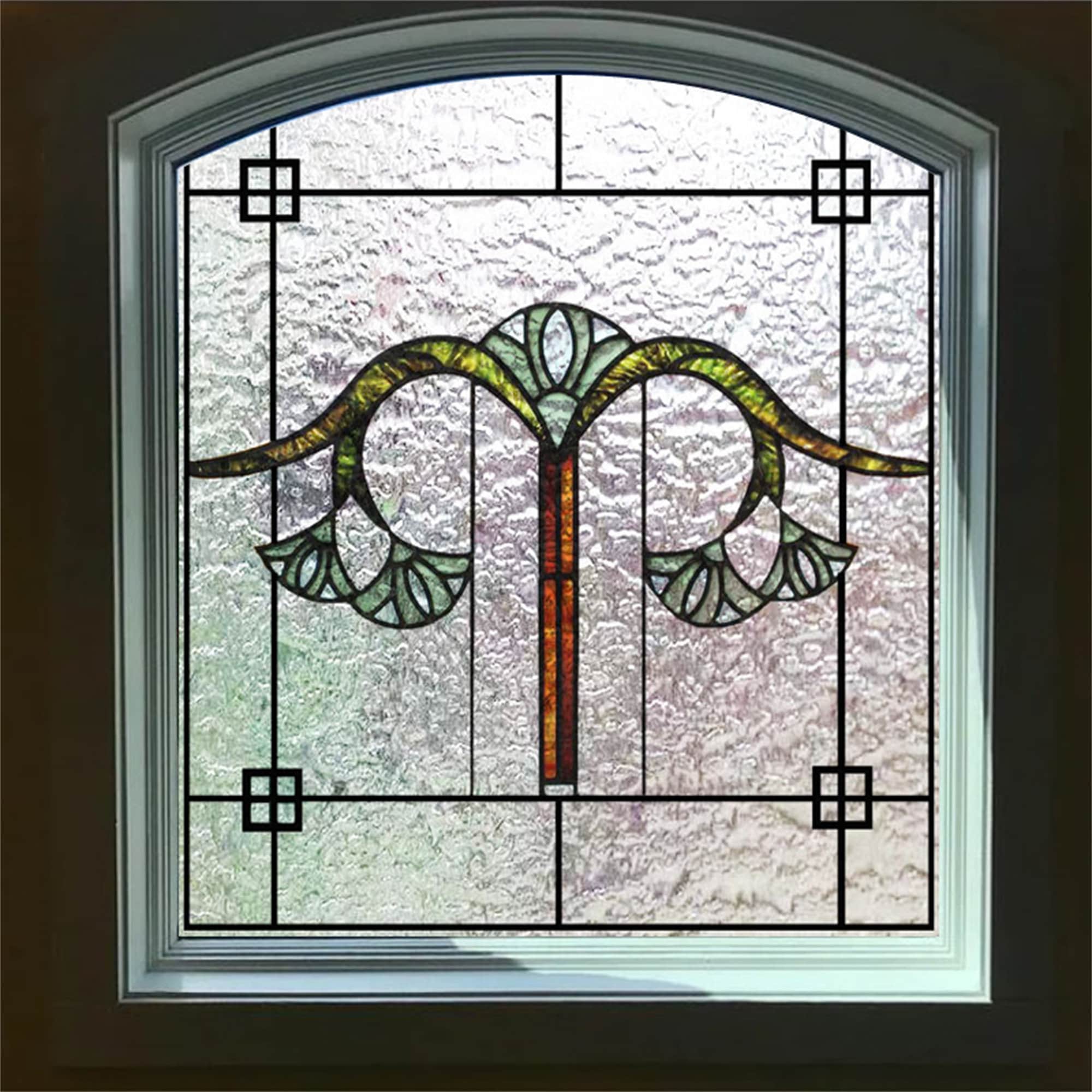 3D Matte Window Film Stained Glass Decorative Uv Window Sticker Privacy ...