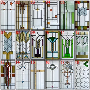 Window Film, Decorative Window Privacy Film, 3D Stained Glass Window ...