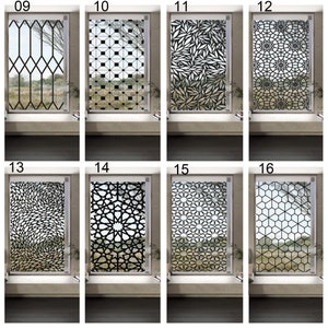 Privacy Window Film Transparent Glass Sticker for Home Office Static ...