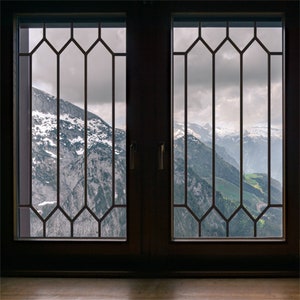 Privacy Window Film Transparent Glass Sticker for Home Office Static ...