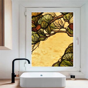Tree of Life Privacy Windows Film Stained Glass Window Stickers Static ...