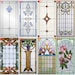 Stained Glass Window Decals,frosted Window Privacy Film Non-adhesive ...