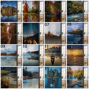 Custom Size Window Film Frosted Privacy Stained Glass Static Cling ...