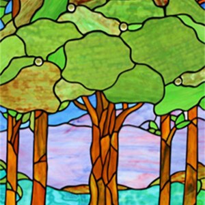 Tree of Life Privacy Windows Film Stained Glass Window Stickers Static ...