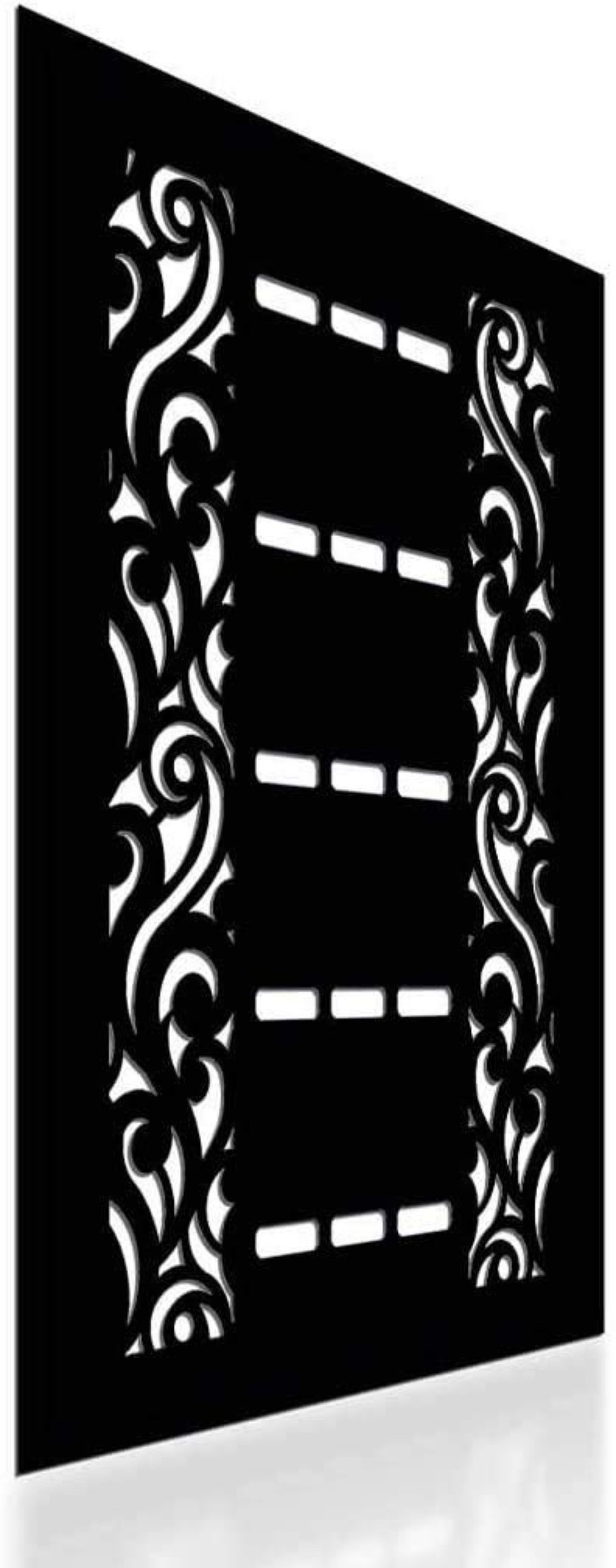 Gorgeous Custom Fabrication Leaf Pattern Metal Gate Modern - Etsy