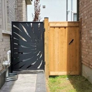 Stunning & Fabulous Intricate Sun Flower Pattern Metal Gate | Laser Cut ...