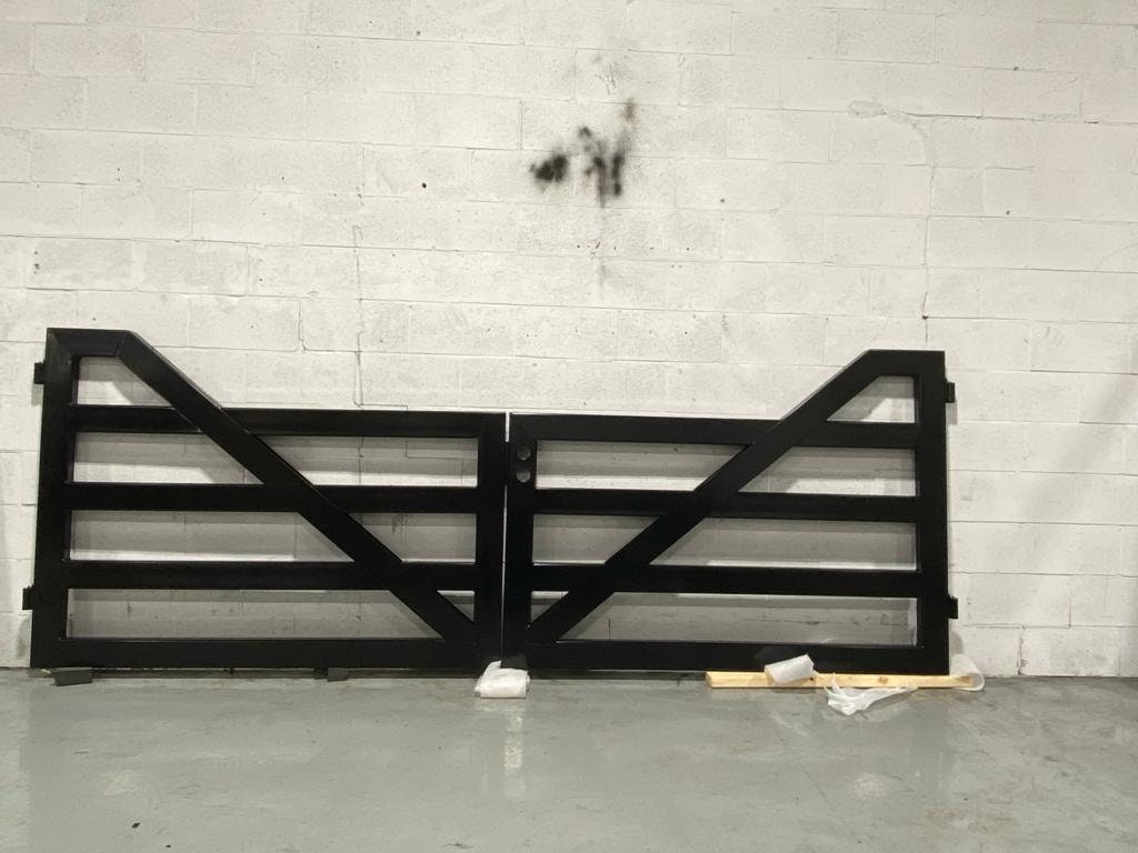 Gorgeous & Simple Metal Driveway Gate Heavy Duty Entrance Gate Made in ...