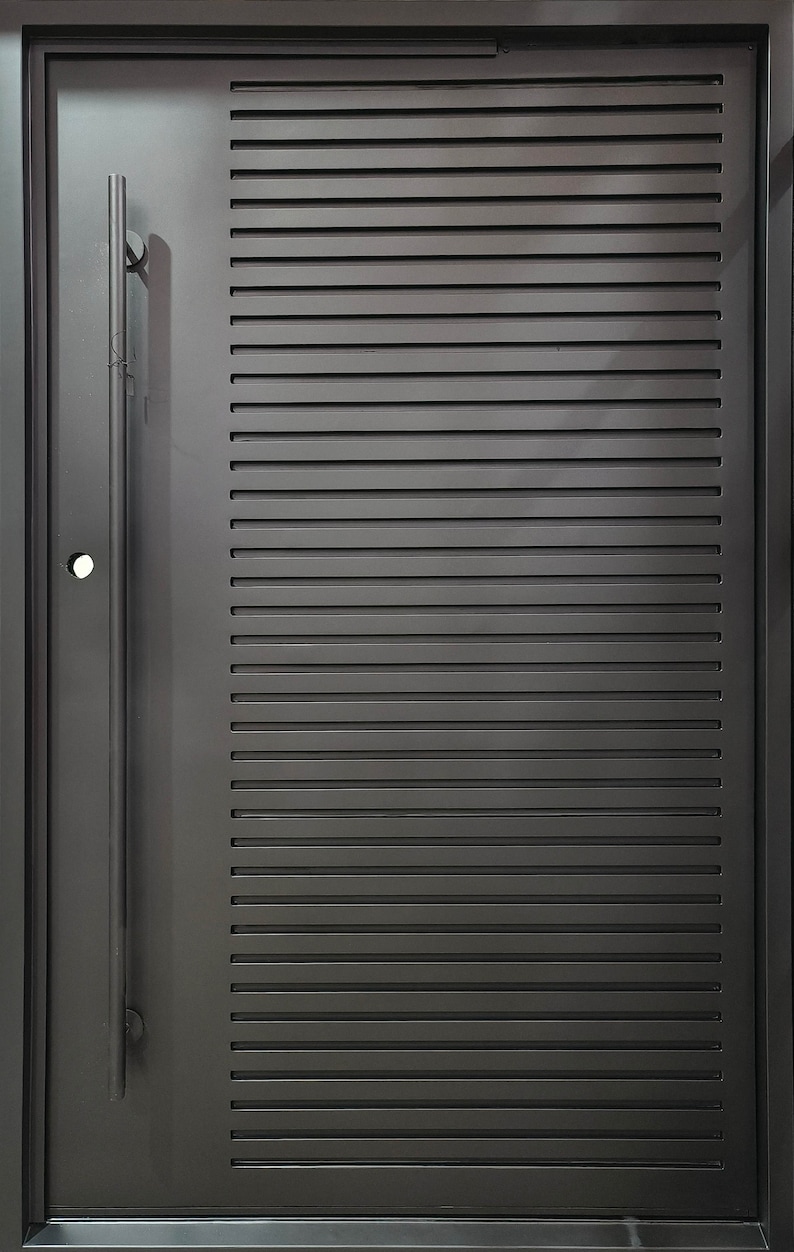 Modern Steel Design Door | Square Top | Model # IWD1000E - Etsy