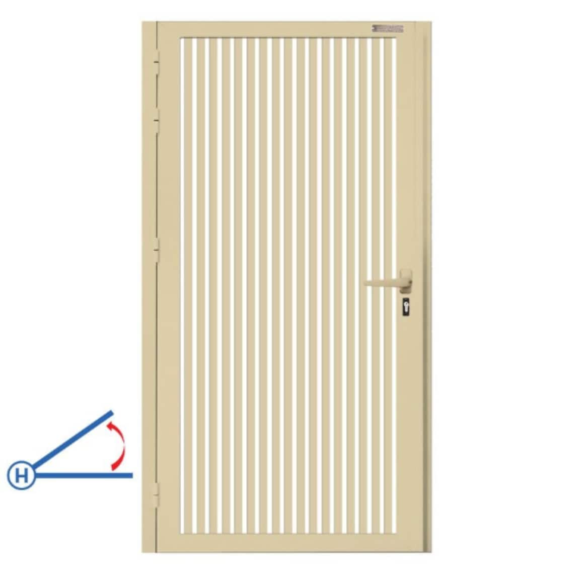 Gorgeous Vertical Pattern Metal Backyard Gate Custom - Etsy